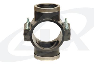 1027 – Double clamp saddle with reinforcing ring - Unidelta